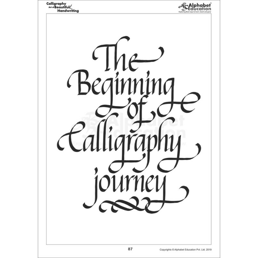 Buy calligraphy practice book online | Alphabet Education
