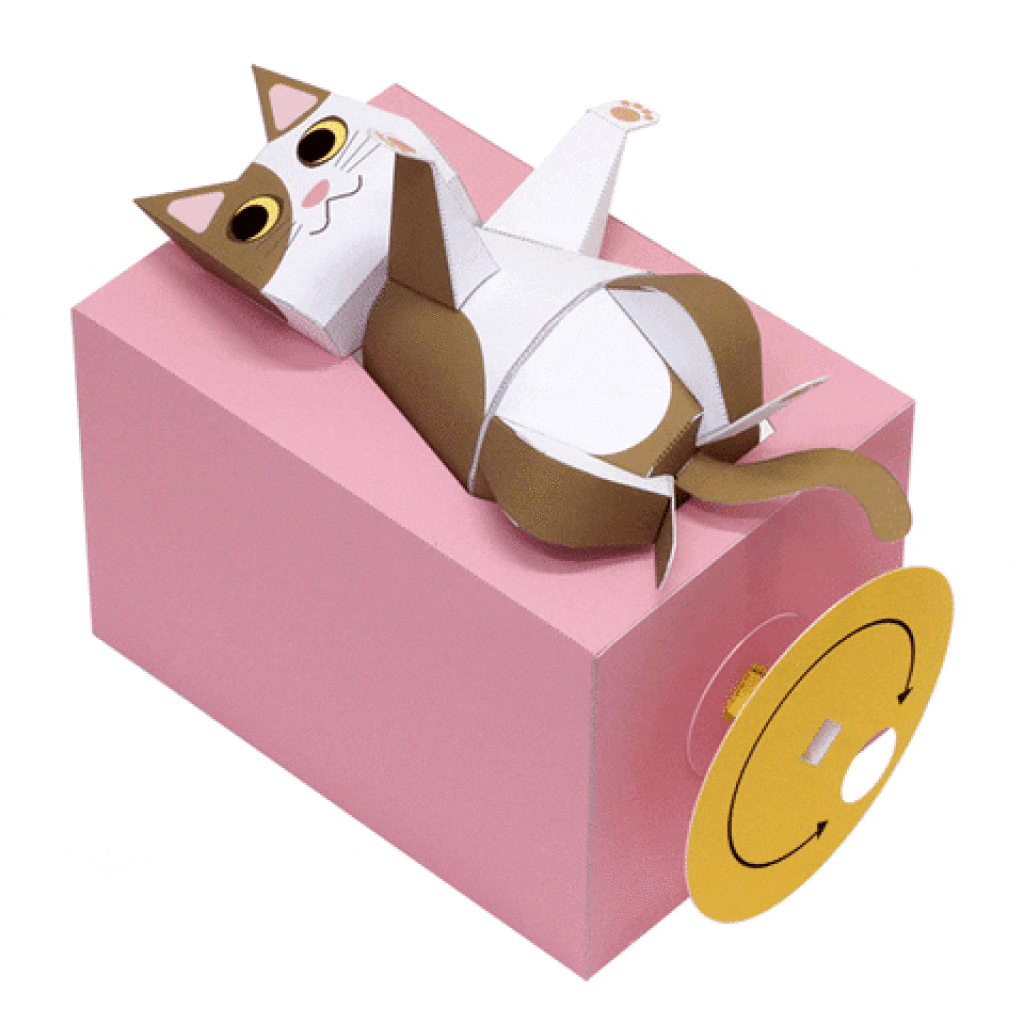 Buy Twist In the Body 3d Paper model Kit Karakuri Workshop