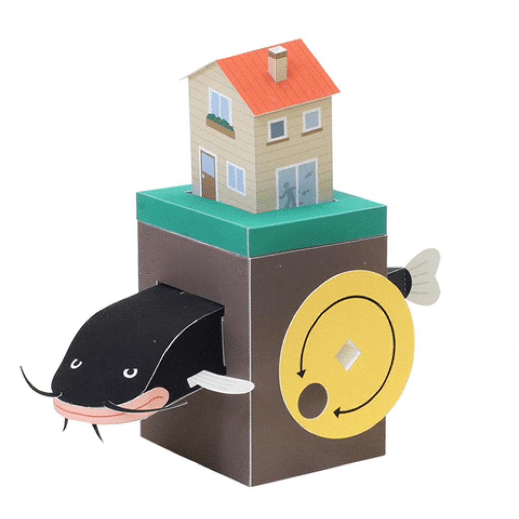 The Legend of Catfish | Moving Paper Toys | Karakuri Workshop