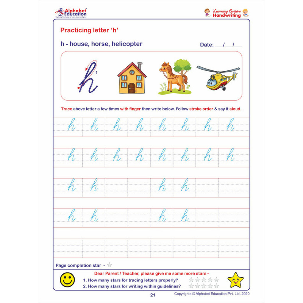 Buy Cursive Handwriting Practice Book - Improve Your Writing