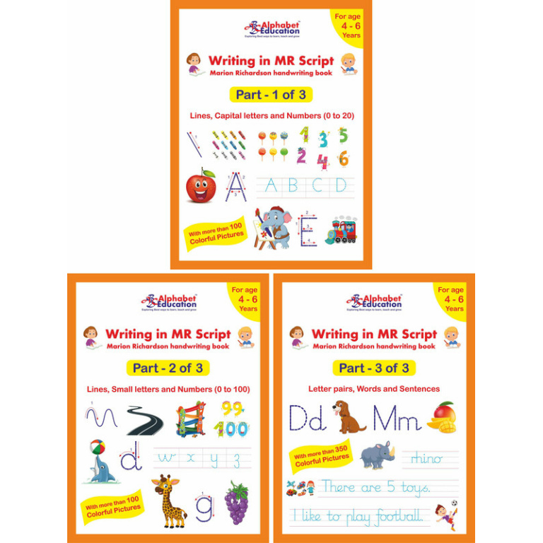 Buy Marion Richardson Handwriting Book Set Of 3