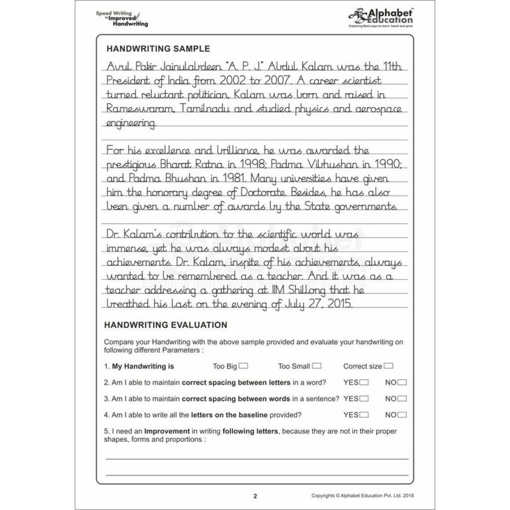 Handwriting Practice Books Combo - Improve Your Handwriting