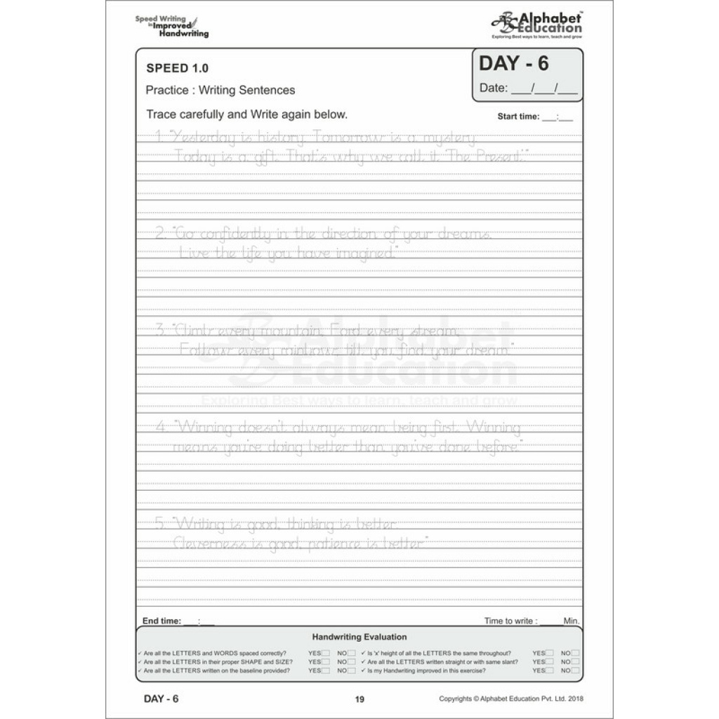 Handwriting Practice Books Combo - Improve Your Handwriting