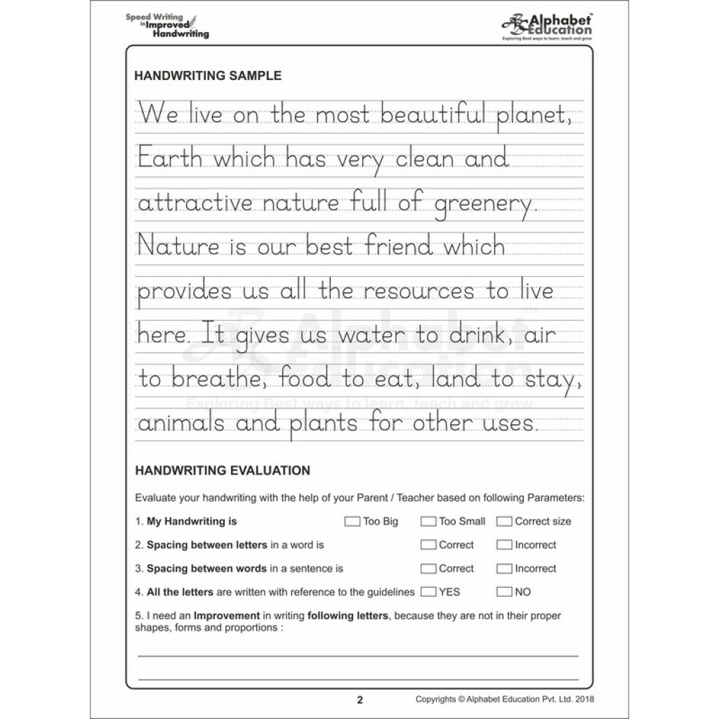 Print Handwriting Styles Book Combo | Learn Speed Writing