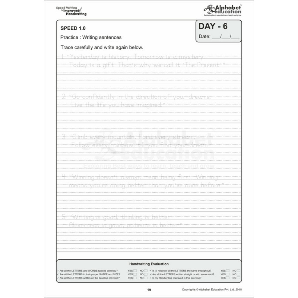 Print Handwriting Styles Book Combo | Learn Speed Writing